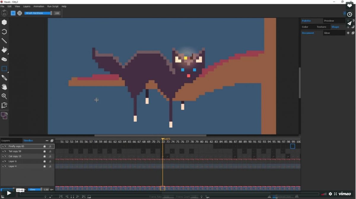 Achieving an Orbital Parallax Effect with Hexels | Marmoset