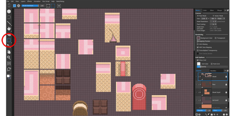 Making Pixel Art Tilesets in Hexels | Marmoset Toolbag