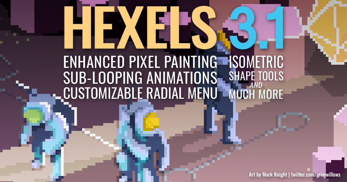 Free Update: Hexels 3.1 | Marmoset Toolbag