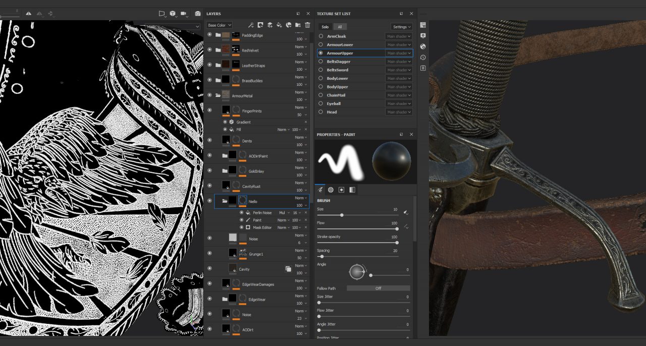 Rendering Realistic Clothing and Armor Materials in Toolbag | Marmoset ...