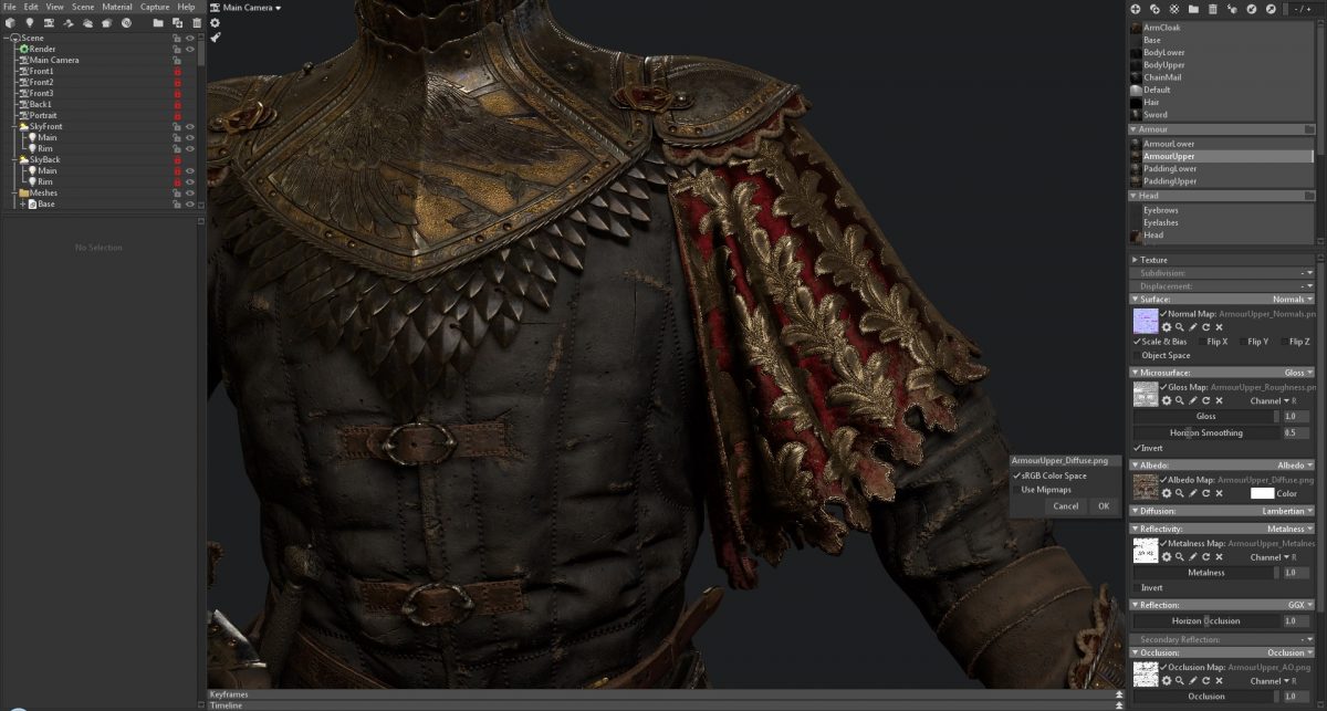 Rendering Realistic Clothing and Armor Materials in Toolbag | Marmoset