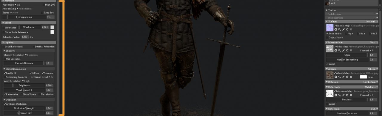 Rendering Realistic Clothing and Armor Materials in Toolbag | Marmoset