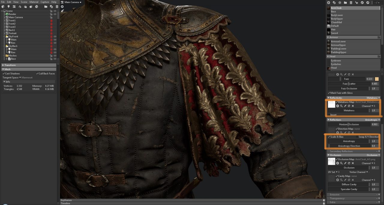 Rendering Realistic Clothing and Armor Materials in Toolbag | Marmoset ...