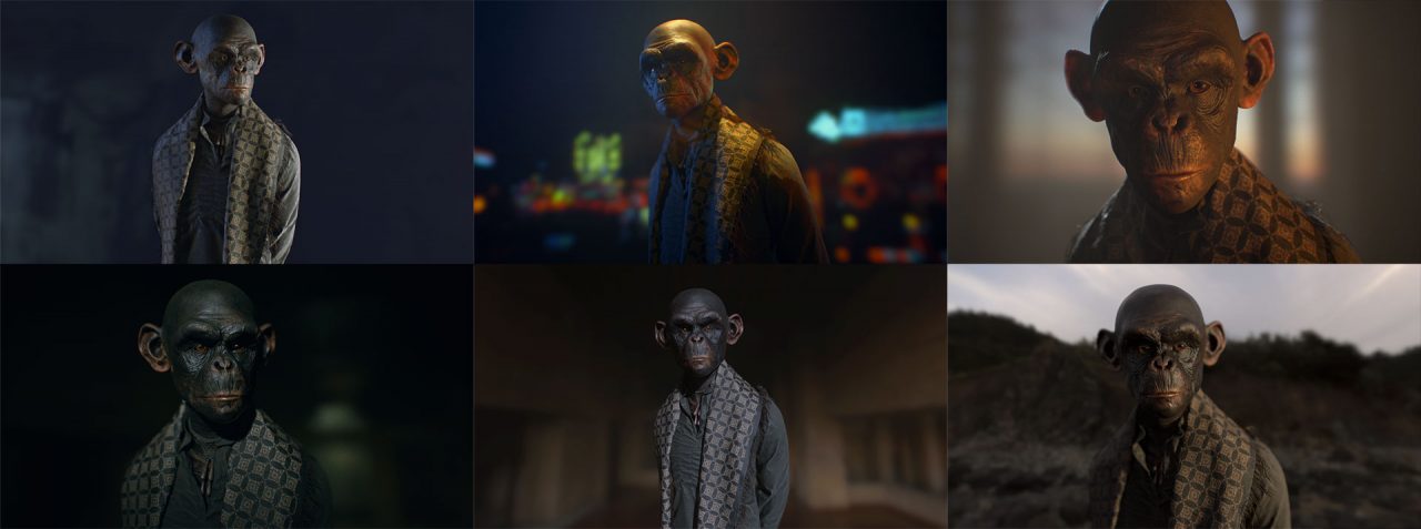 Rendering a Humanzee Character in Toolbag | Marmoset Toolbag