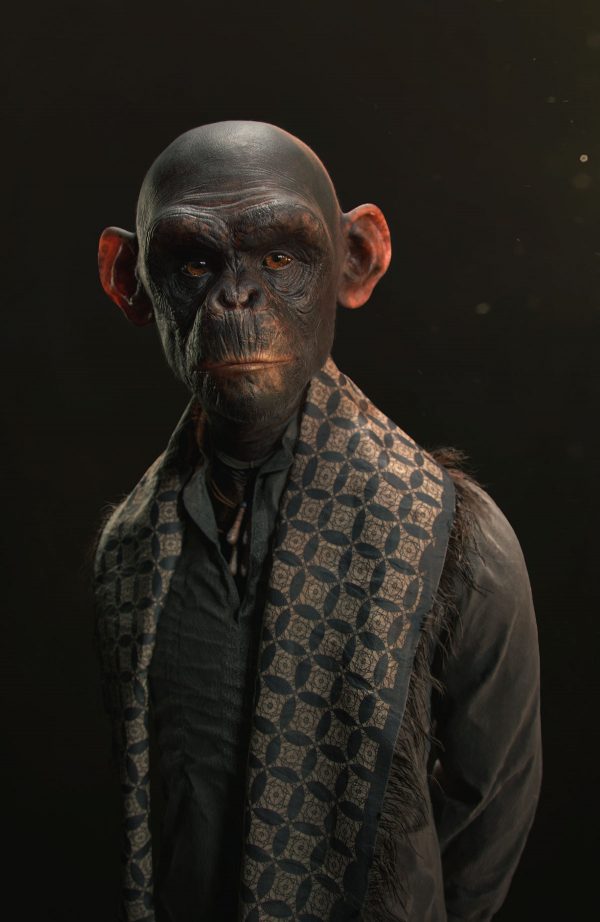 Rendering a Humanzee Character in Toolbag | Marmoset