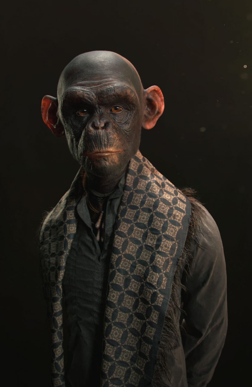 Rendering a Humanzee Character in Toolbag | Marmoset