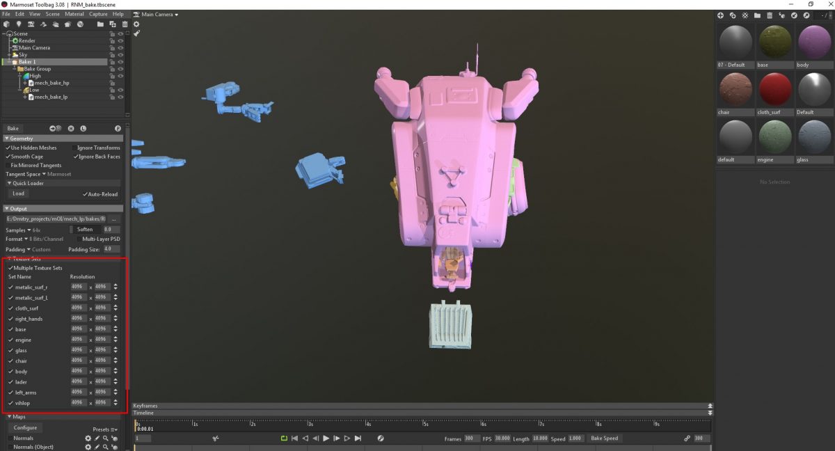 Baking and Presenting A Mech in Toolbag | Marmoset Toolbag