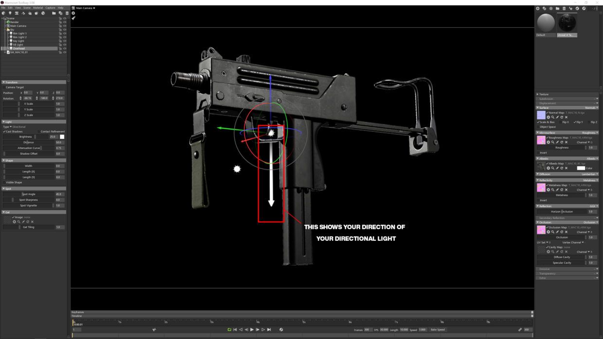 Lighting and Rendering Guns in Toolbag | Marmoset Toolbag