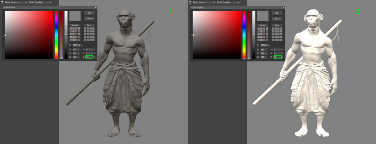 Texturing a Monkey Character in Toolbag | Marmoset Toolbag